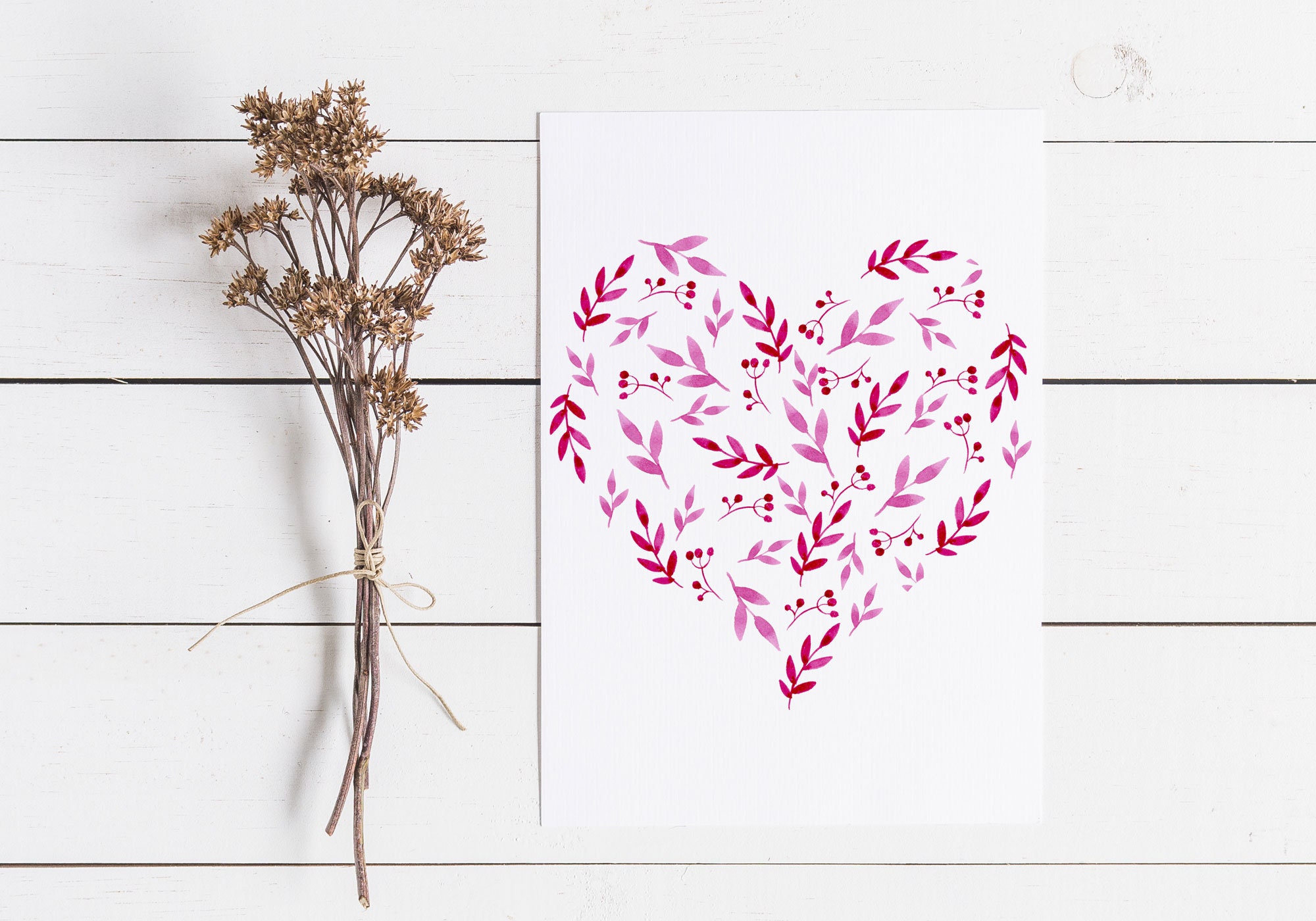 Love Heart Clipart for Valentine's Day and Wedding. Pink - Etsy