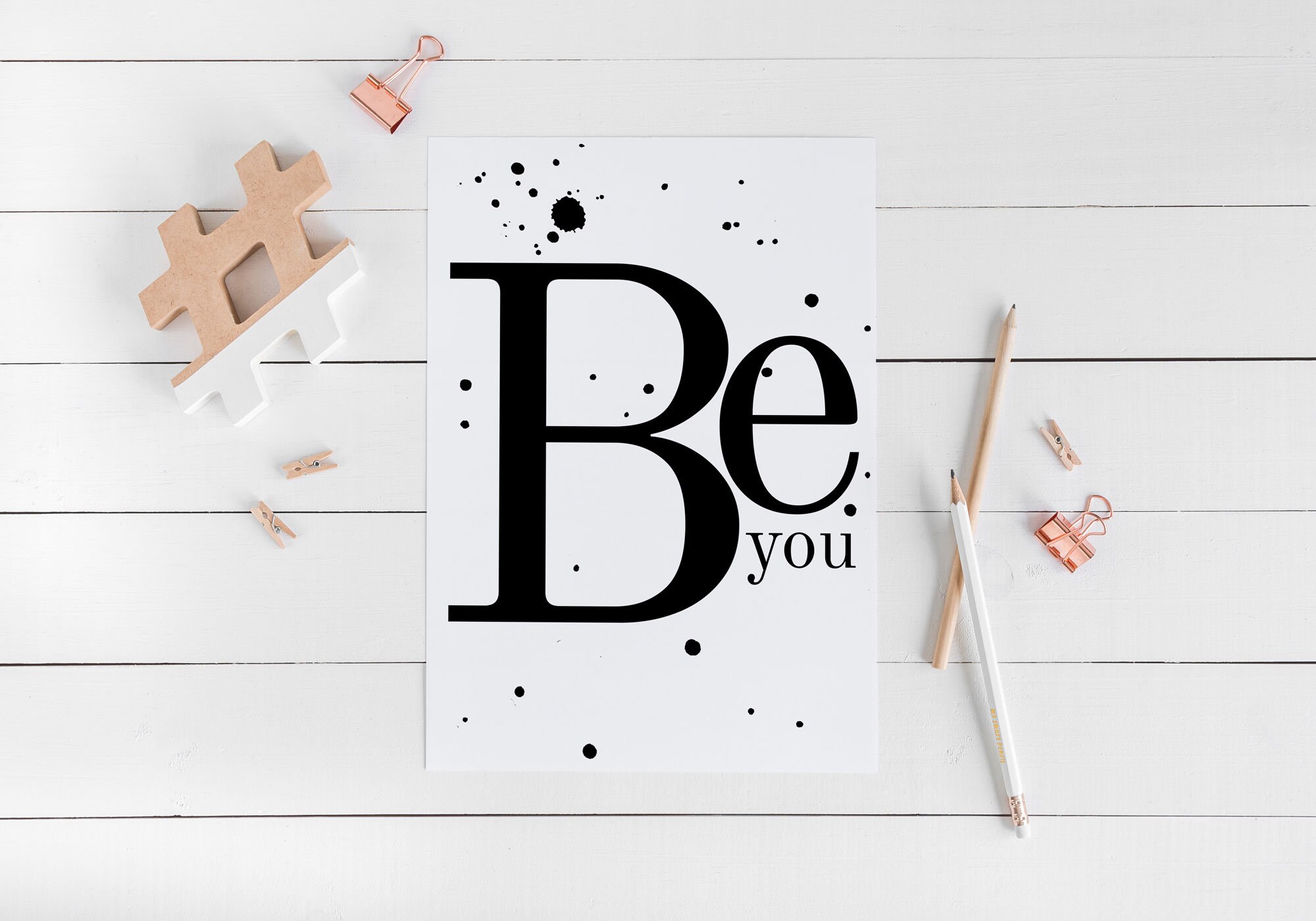 BE YOU Motivational Quote Printable. Minimalist Living Room - Etsy