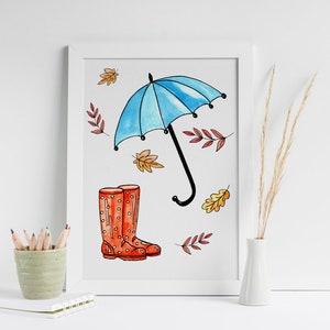 Fall Favorites Clipart Set. Watercolor Fall Elements PNG. Pumpkin ...