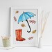 Fall Favorites Clipart Set. Watercolor Fall Elements PNG. Pumpkin ...