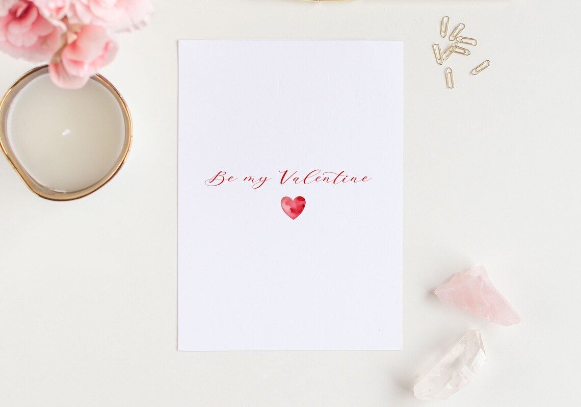Watercolor Red and Pink Hearts Clipart. Valentines Day Clipart, Wedding ...