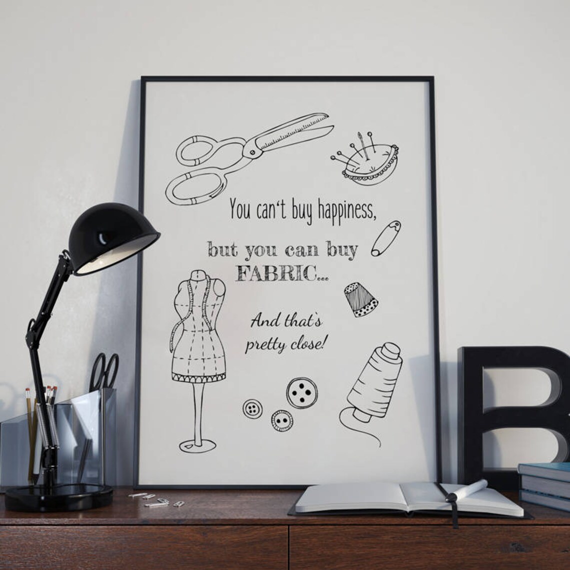 Sewing Room Digital Printable Printable Sewing Poster Sewing - Etsy