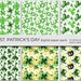 Watercolor St Patricks Day Digital Paper Set, St Patrick's Day Paper ...