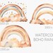 Boho Rainbow, Pastel Colors. Set of 3 Watercolor Rainbows. Nursery ...