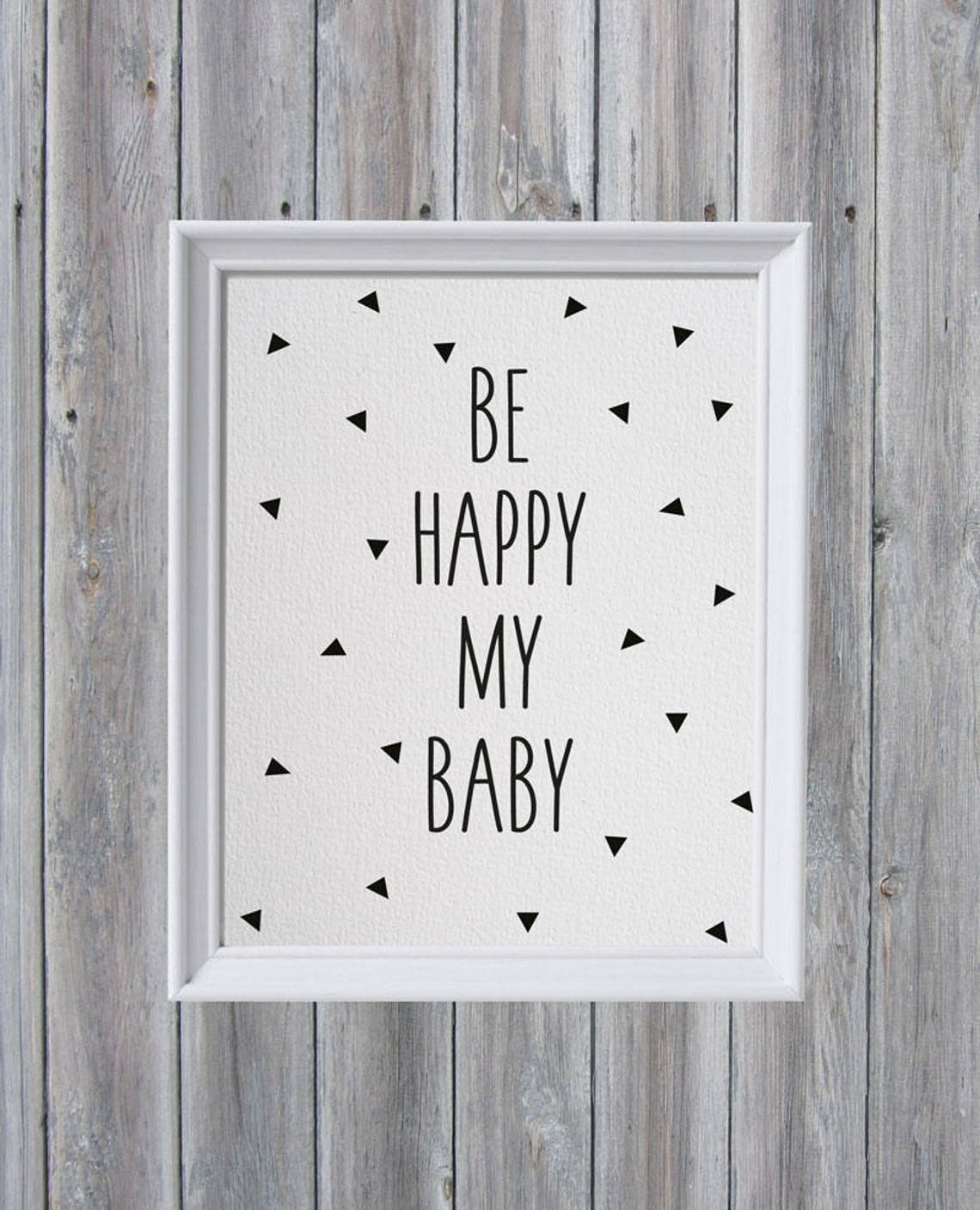 Baby Room Printable Digital, Instant Download. Monochrome Nursery Decor ...