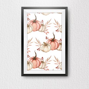 Fall Dreams Digital Papers. Set of 6 Watercolor Autumn Designs With ...