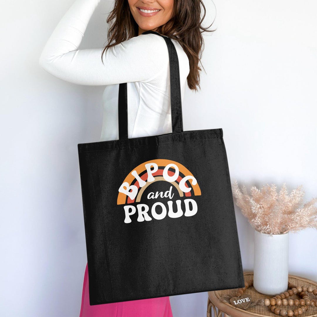 Anti Trump Tote Bag, Political Merch for Liberals, BIPOC and Proud Tote ...