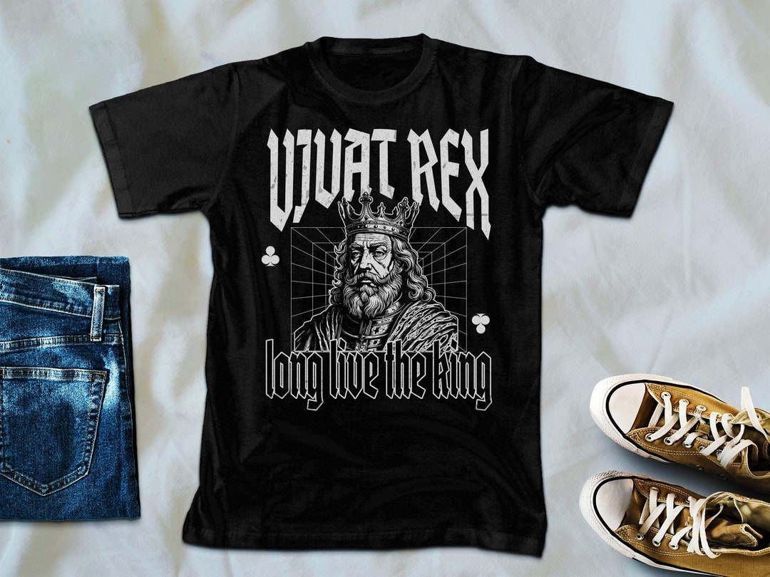 Vivat Rex Long Live the King T-shirt, Renaissance Festival Tee, Ren ...