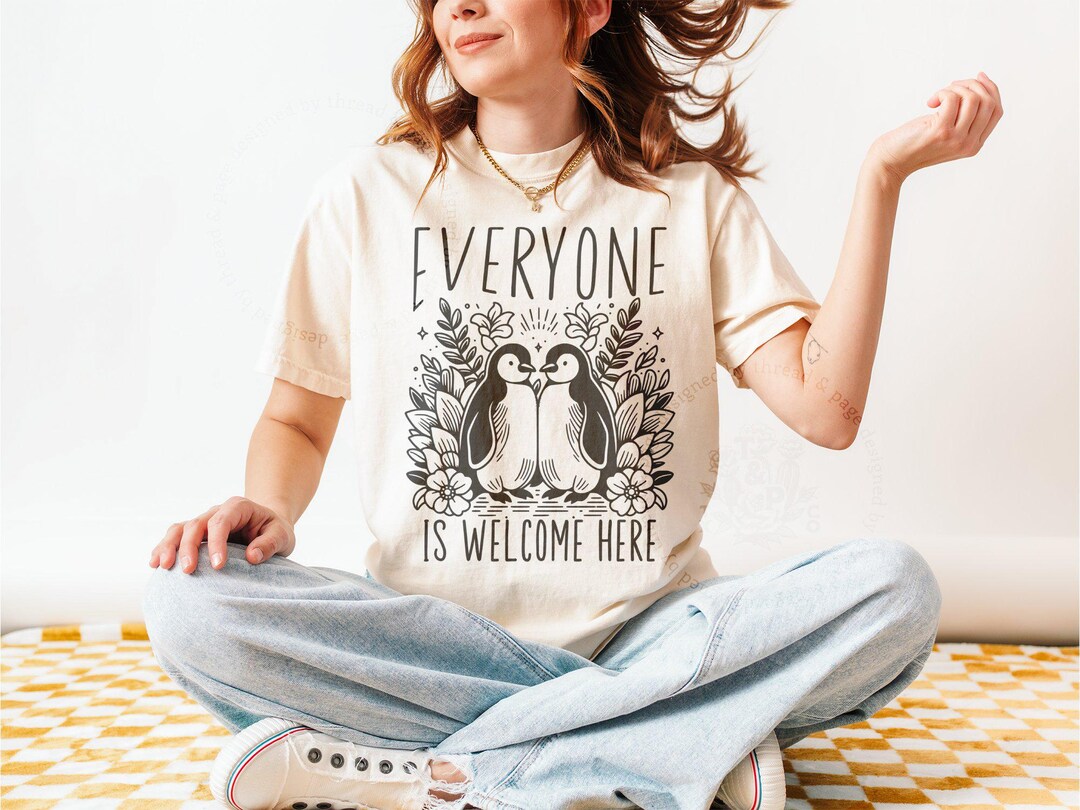 Everyone is Welcome Here T-shirt, Subtle Political T-shirt for Teachers ...