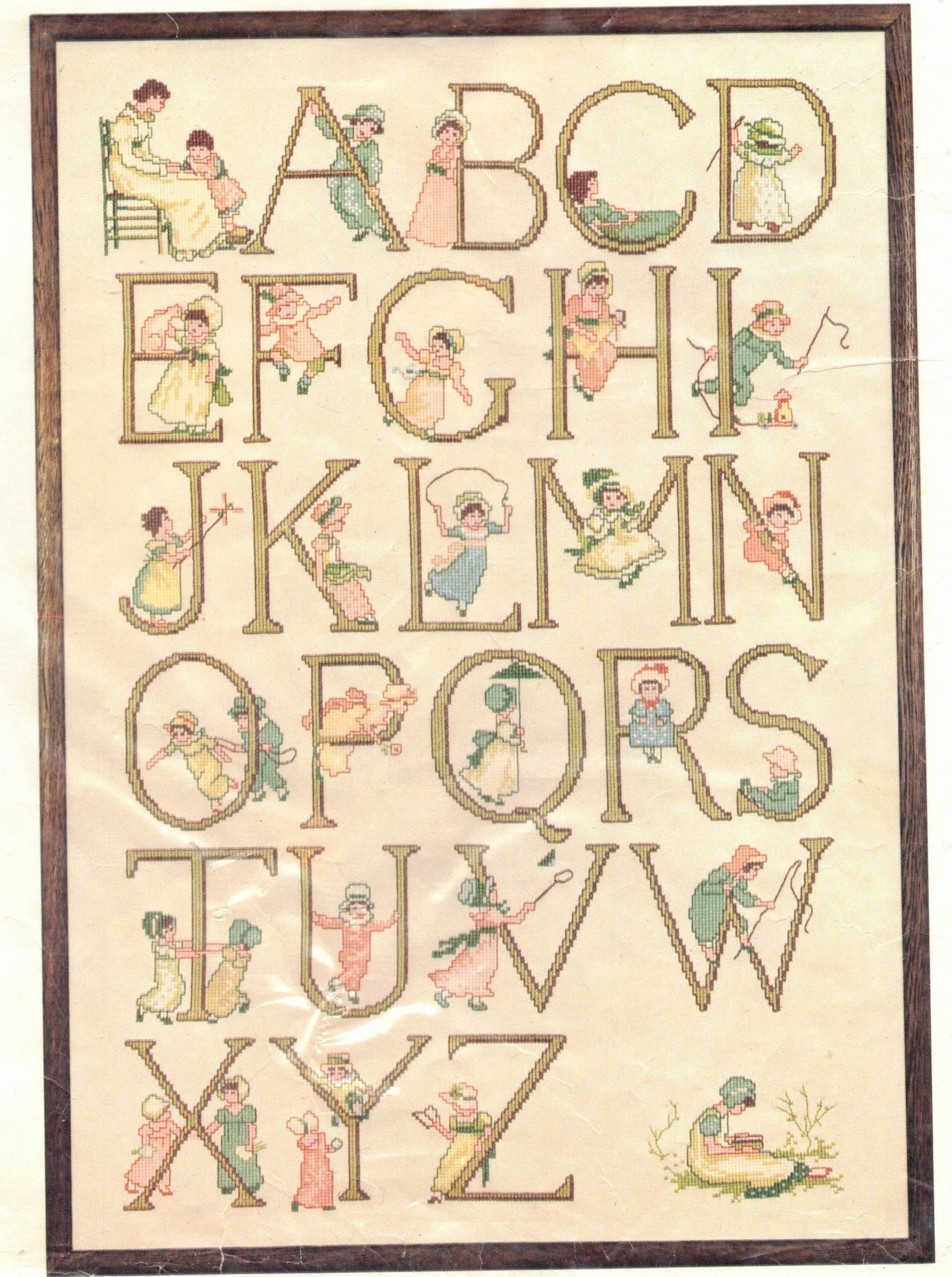 Childs Alphabet Sampler - Etsy Canada