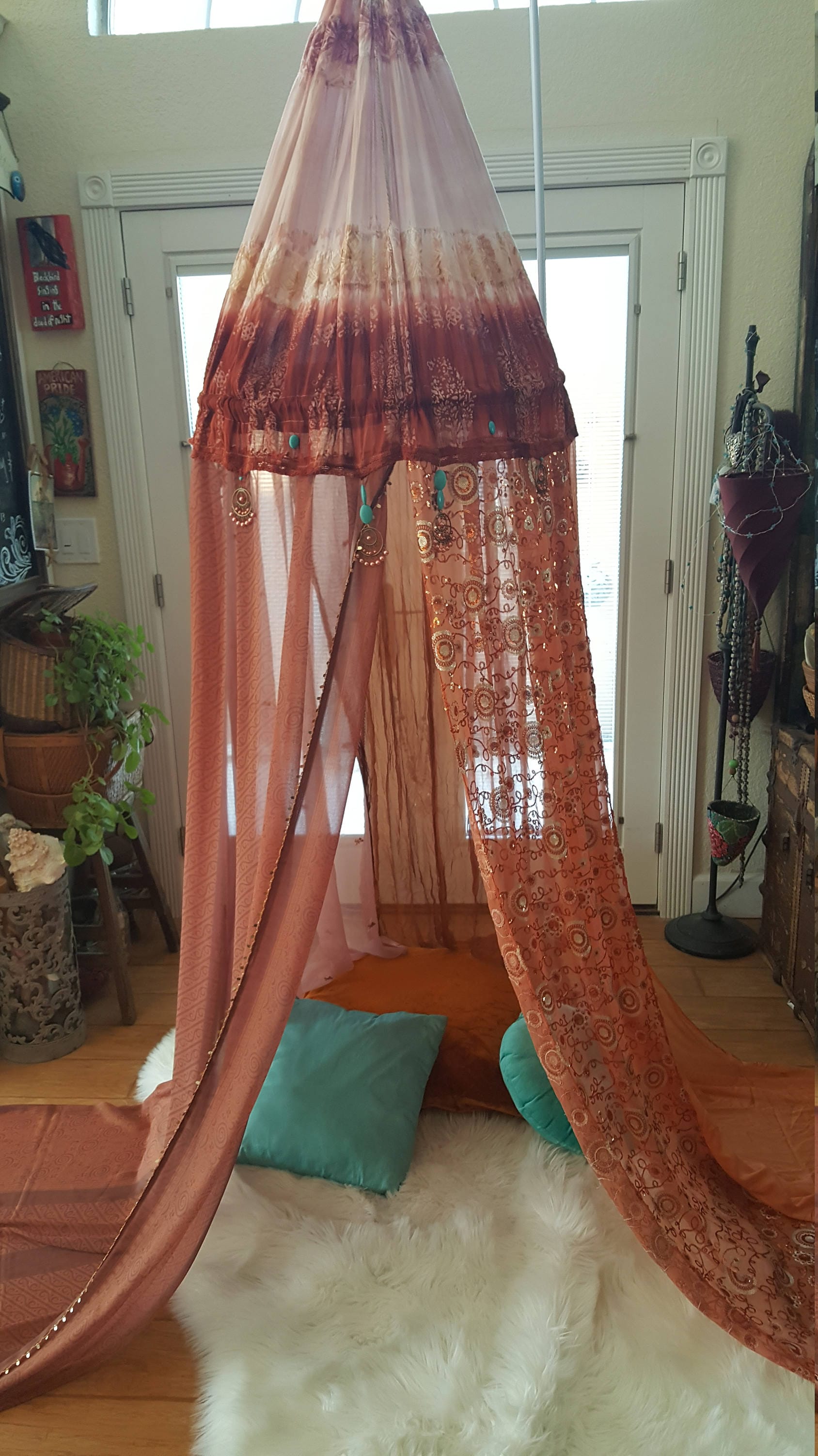 Bohemian Canopy for Chair or Bed, Glamping, Reading Nook, Garden ...