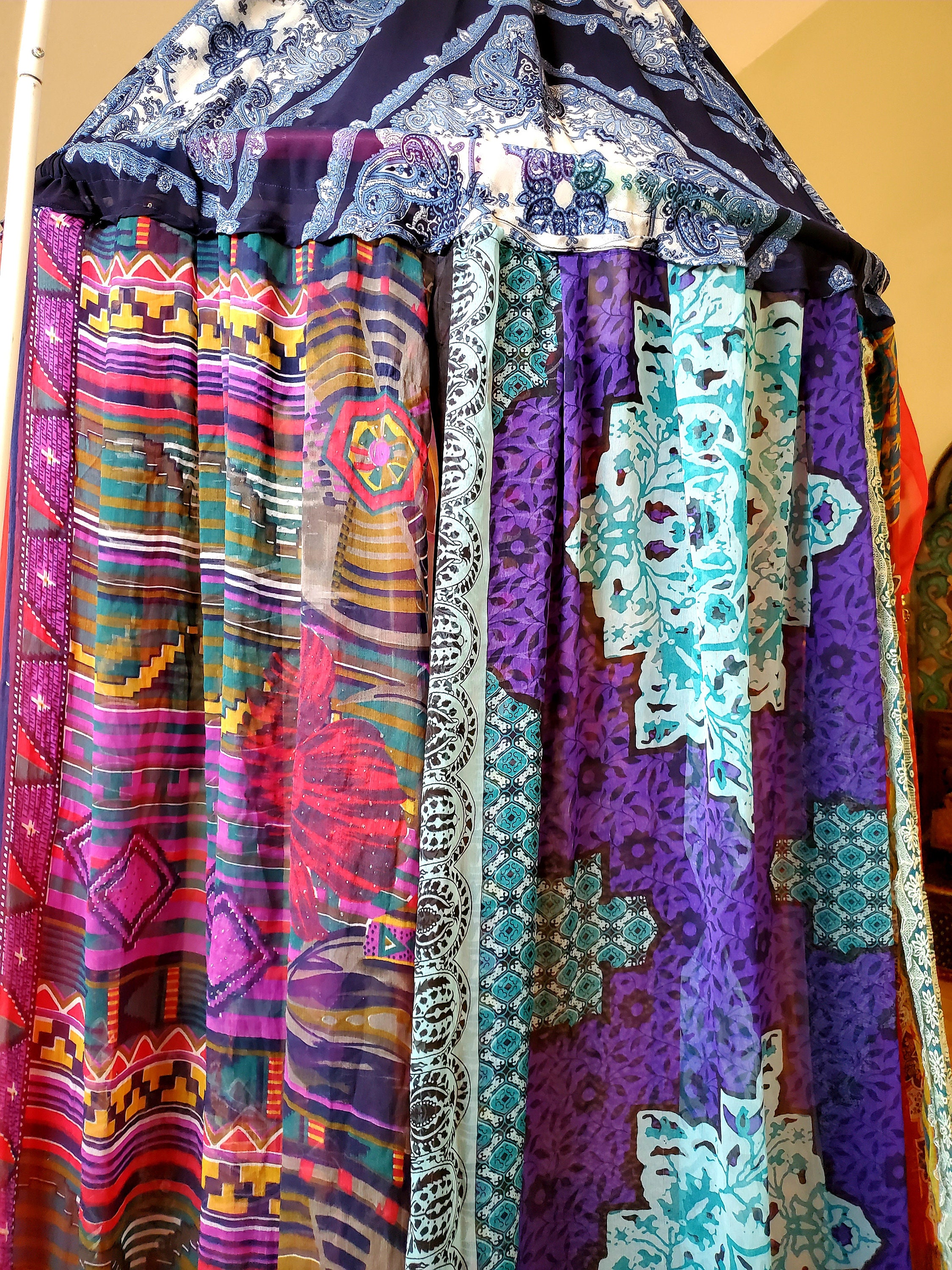 boho canopy, boho decor, canopy, fort, tent, festival, party prop ...