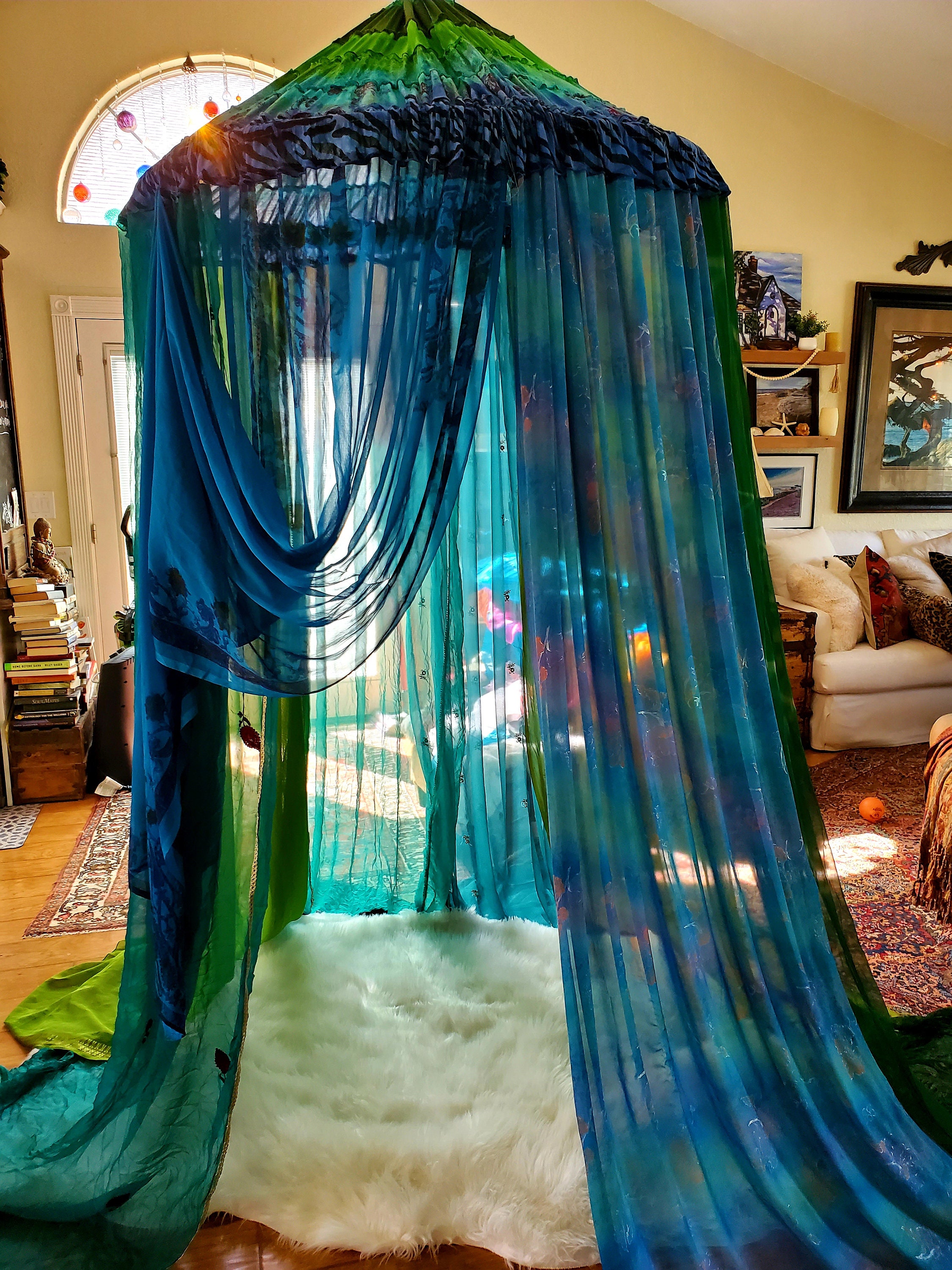 boho canopy, boho decor, canopy, fort, tent, festival, party prop ...
