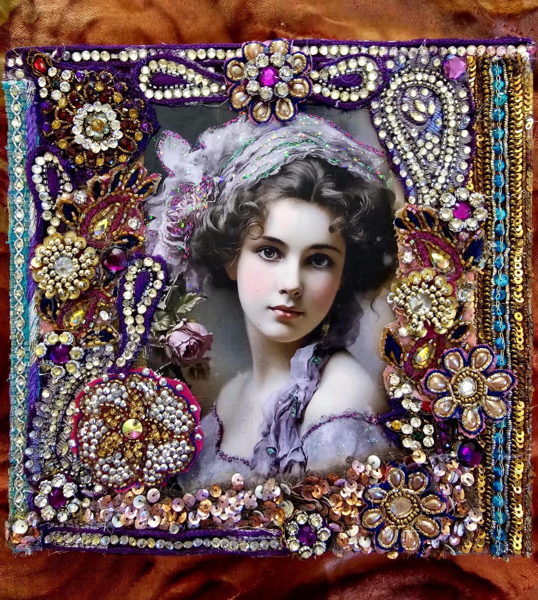 Gypsy Box, One of a Kind, Vintage Tarot Card Box, Alter Box, Mixed ...