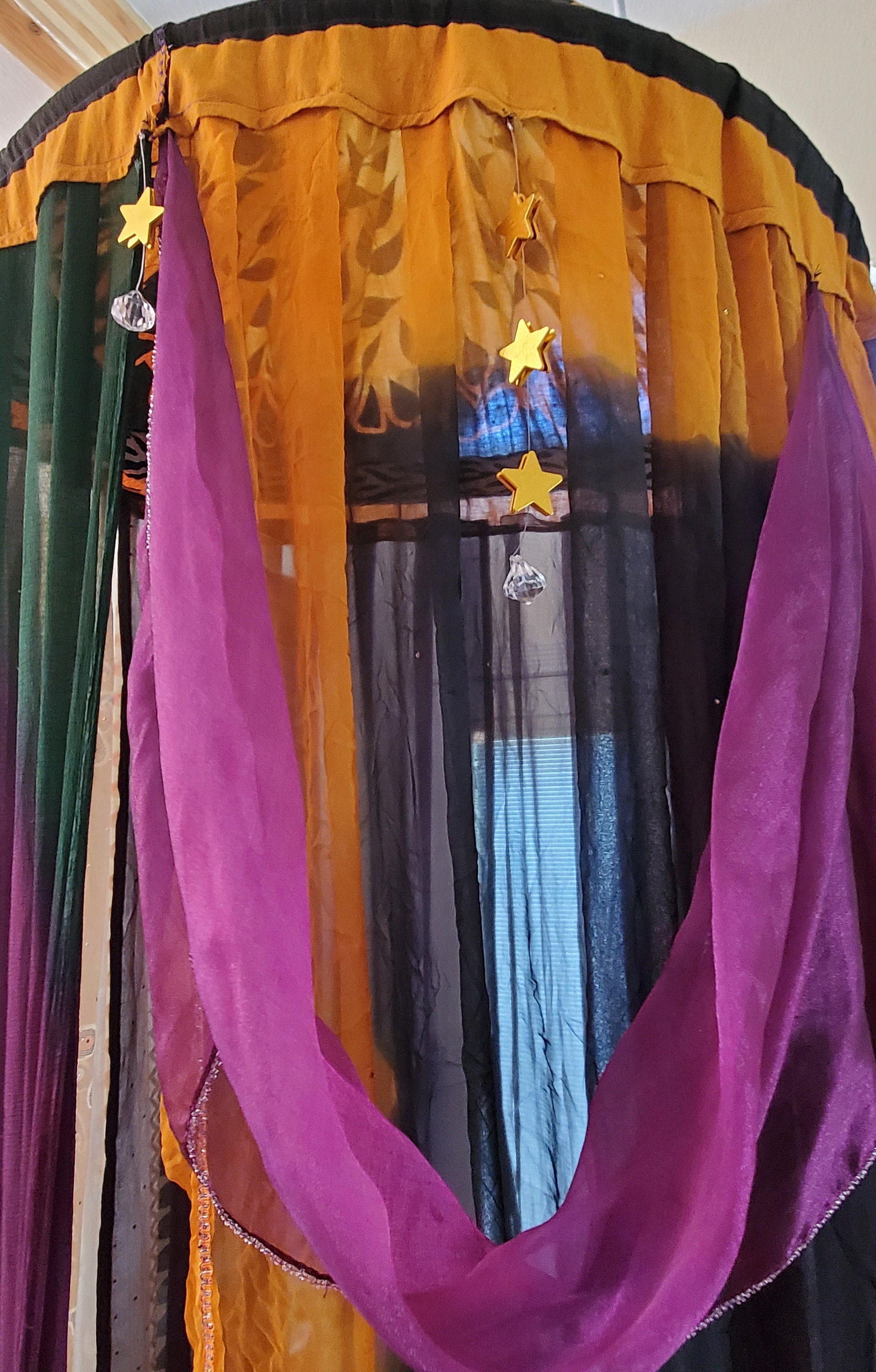 bohemian, goth, bed canopy, canopy, meditation, fort, tent, dorm room ...