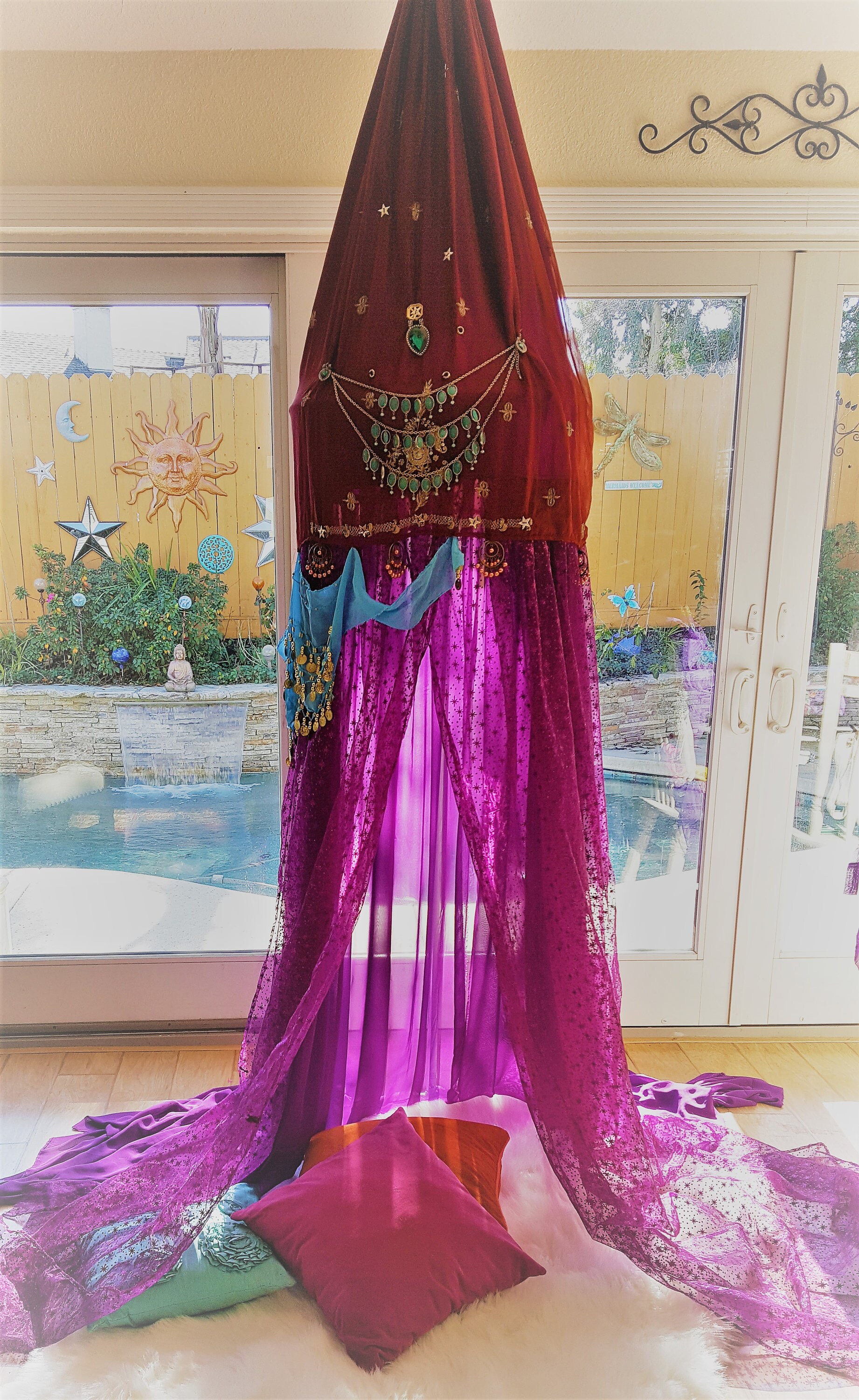 Bohemian Canopy for Chair or Bed, Glamping, Reading Nook, Garden ...