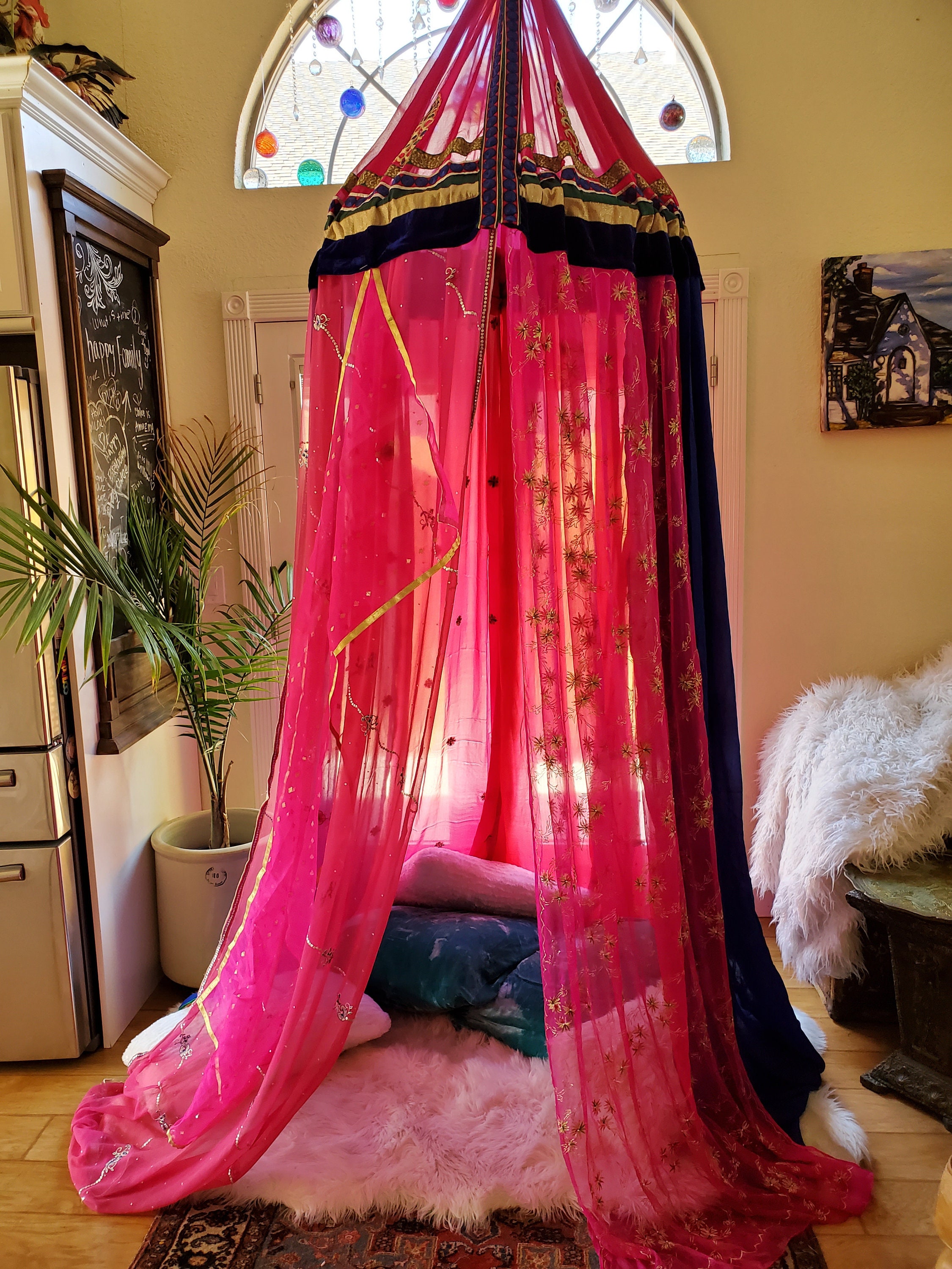 boho canopy, boho decor, canopy, fort, tent, festival, party prop ...