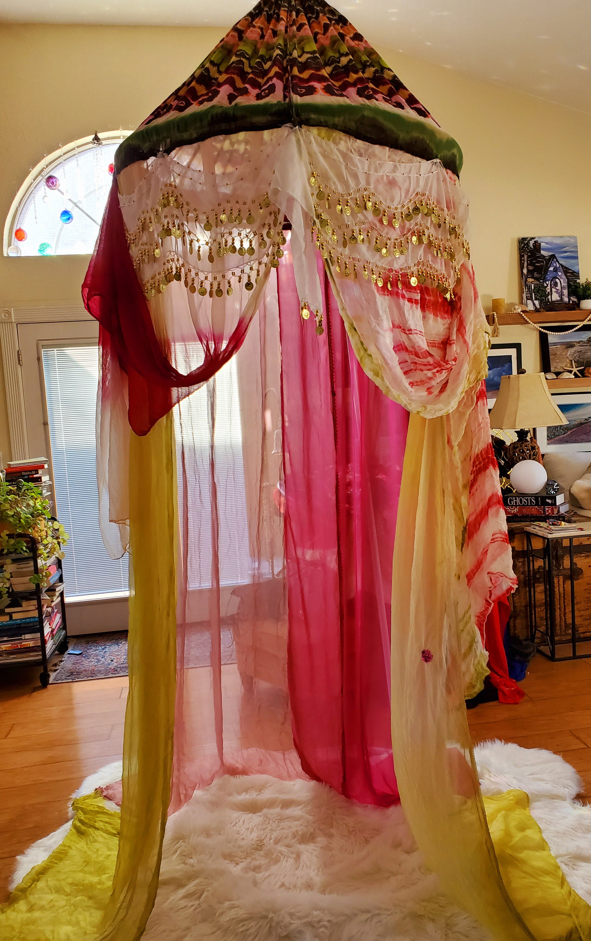 boho canopy, boho decor, canopy, fort, tent, festival, party prop ...