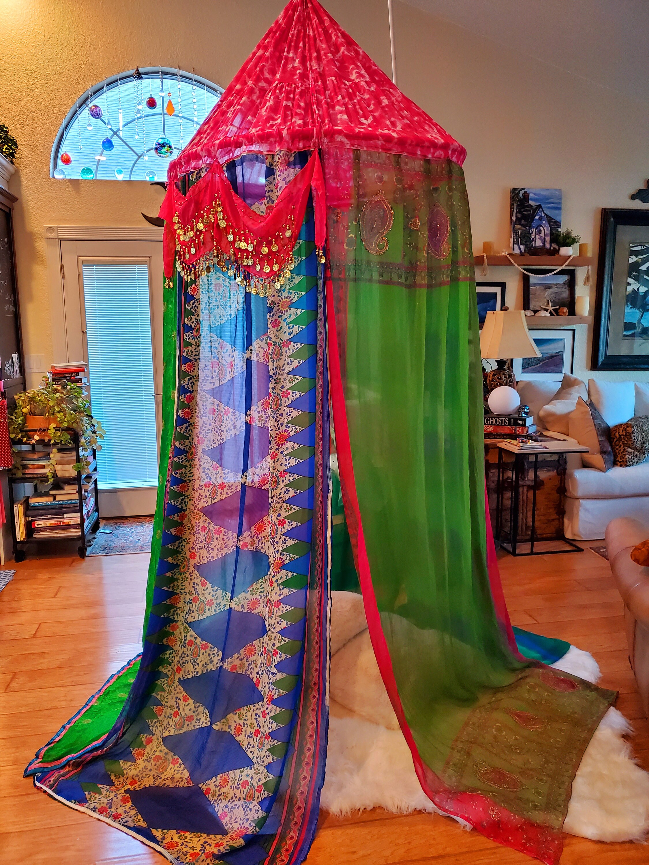 boho canopy, boho decor, canopy, fort, tent, festival, party prop ...