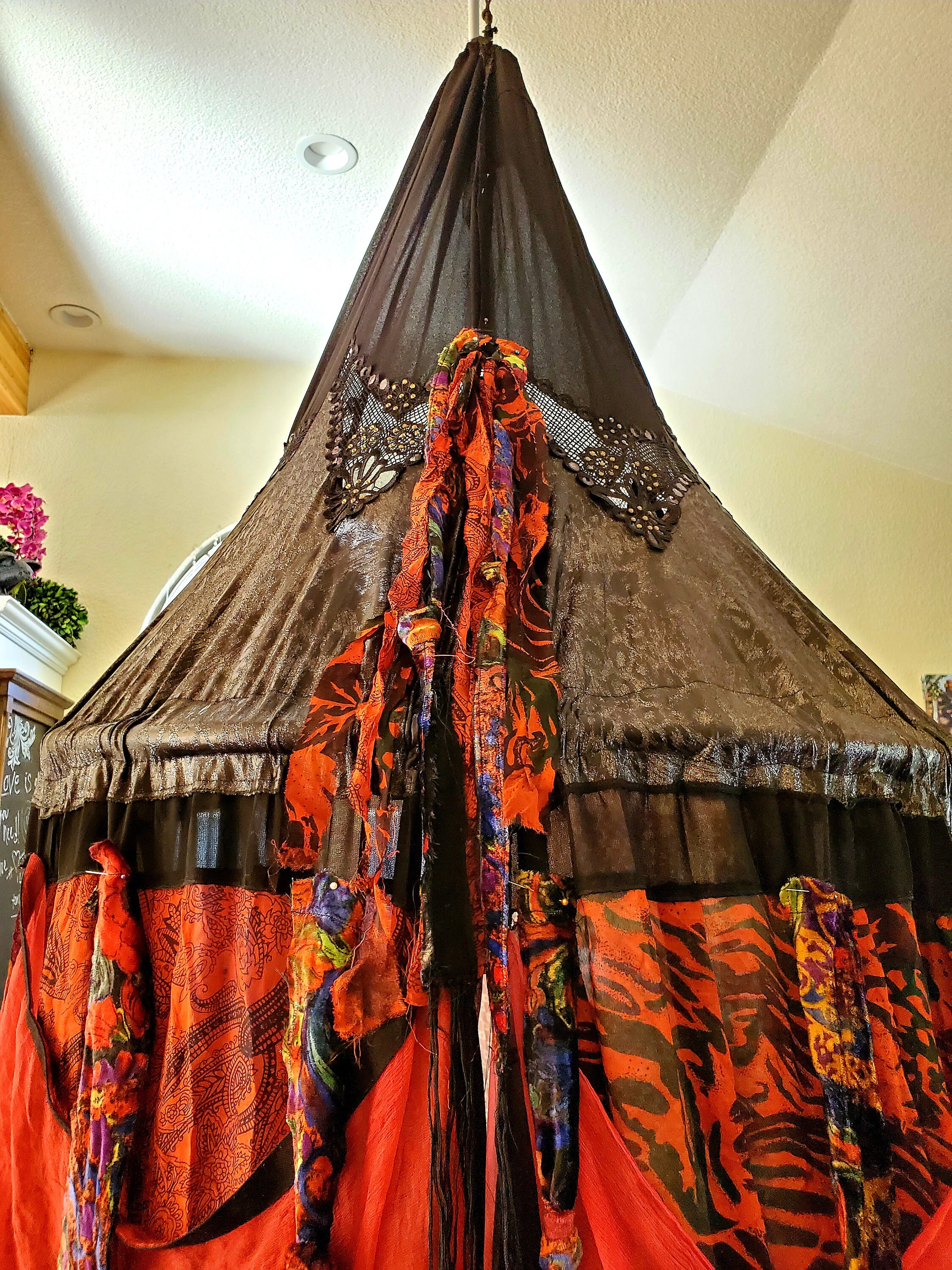boho canopy, boho decor, canopy, fort, tent, festival, party prop ...