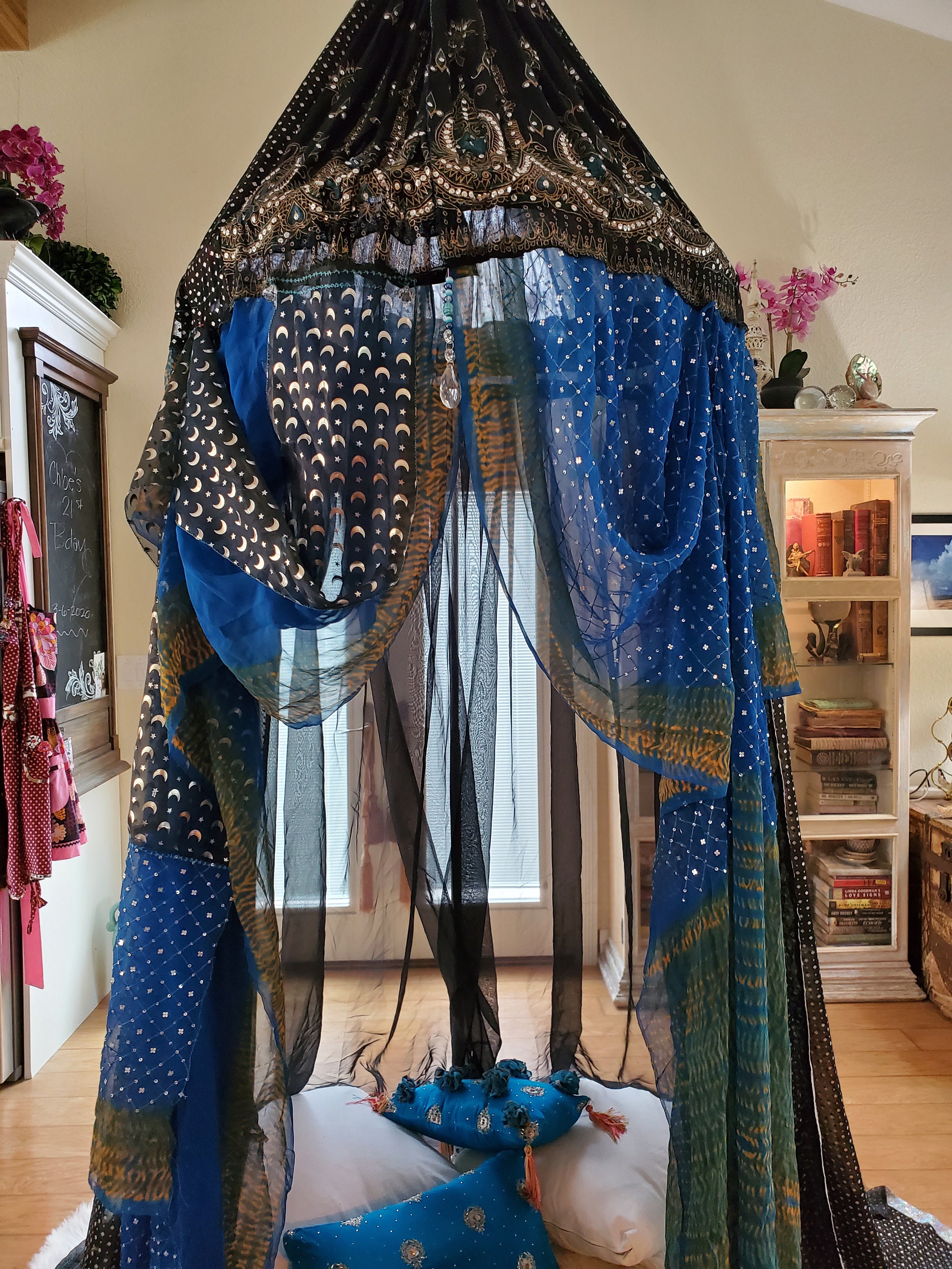 Extra large boho canopy, boho decor, canopy, fort, tent, festival ...