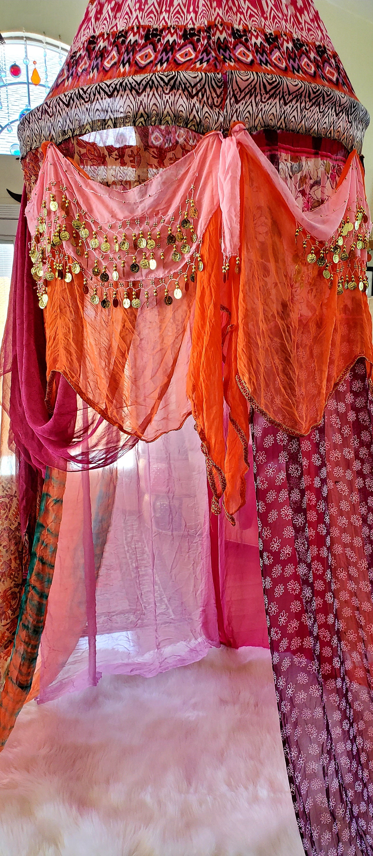 boho canopy, boho decor, canopy, fort, tent, festival, party prop ...