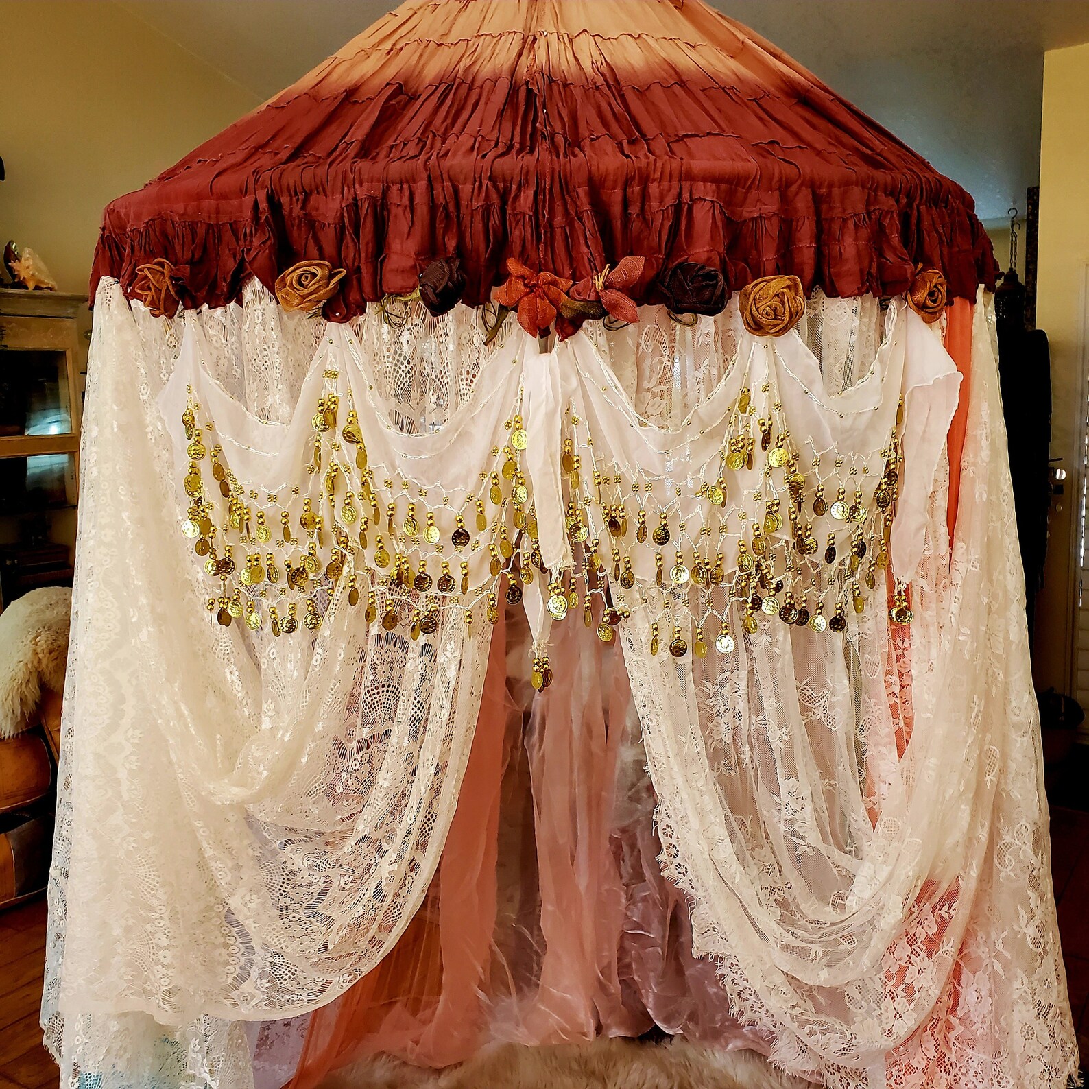 XL Boho Canopy Boho Decor Canopy Fort Tent Party Prop - Etsy