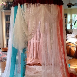 XL Boho Canopy Boho Decor Canopy Fort Tent Party Prop | Etsy