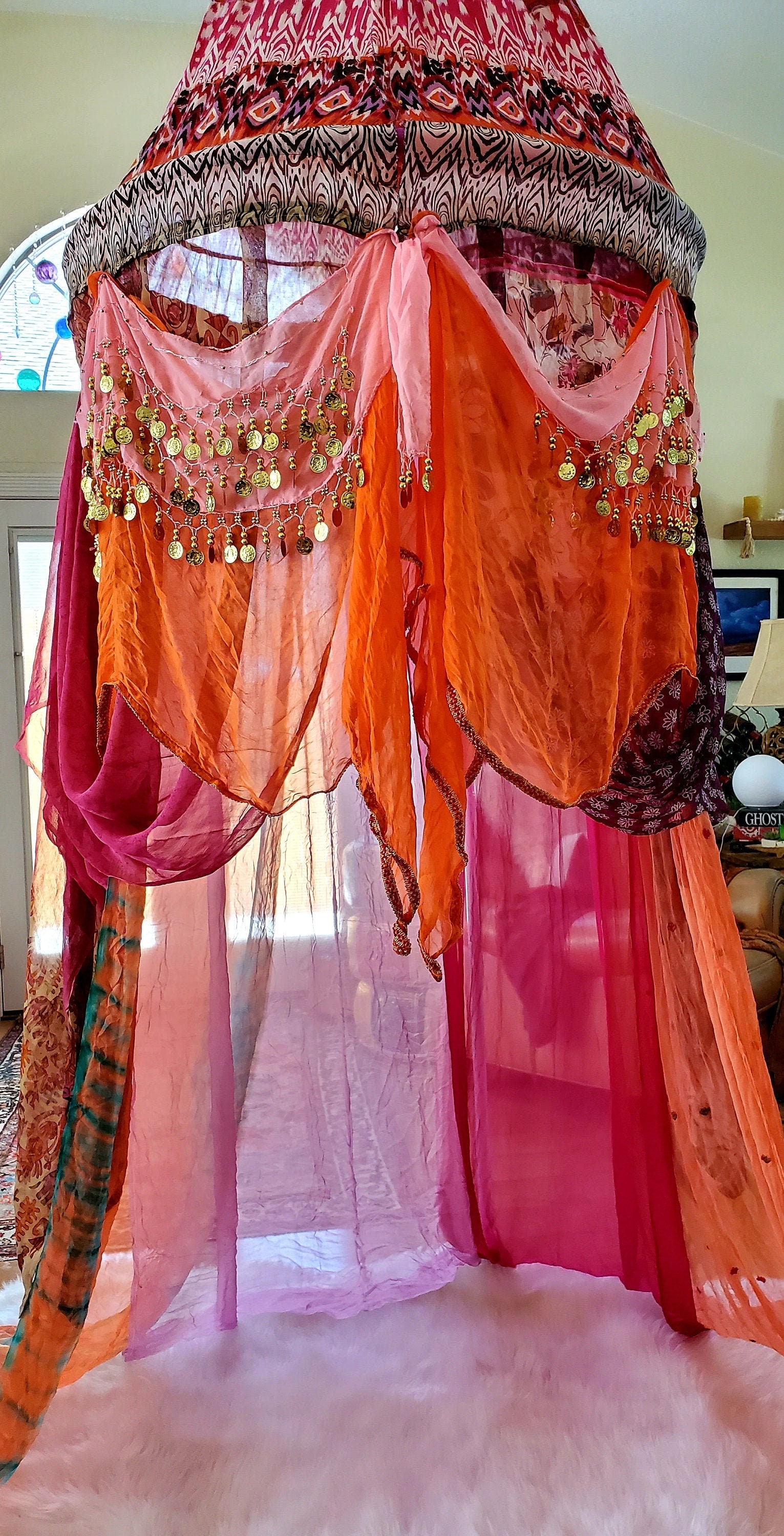 boho canopy, boho decor, canopy, fort, tent, festival, party prop ...