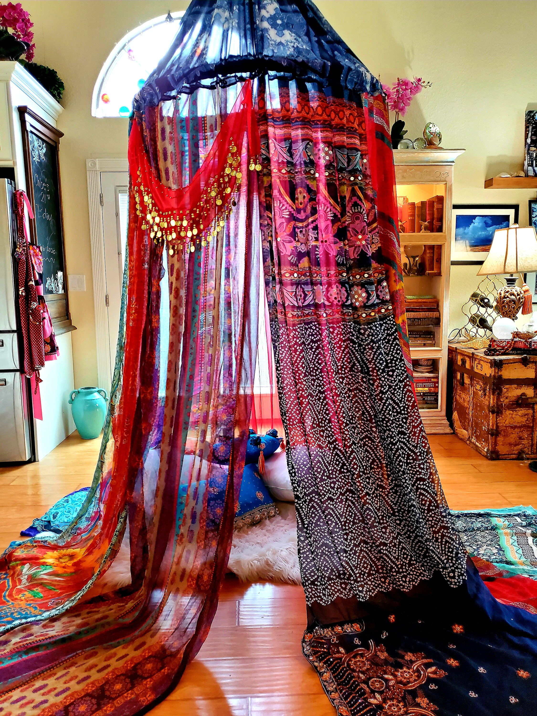 boho canopy, boho decor, canopy, fort, tent, festival, party prop ...