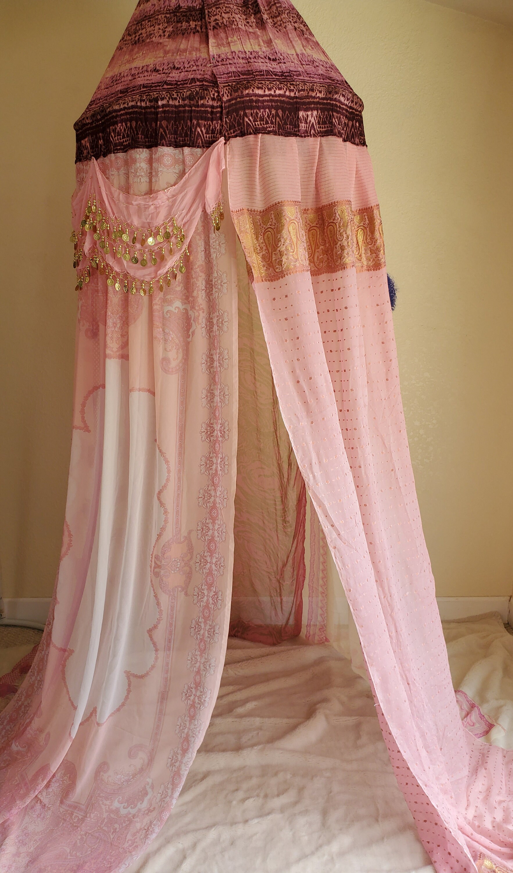 boho canopy, boho decor, canopy, fort, gypsy, festival, party prop ...