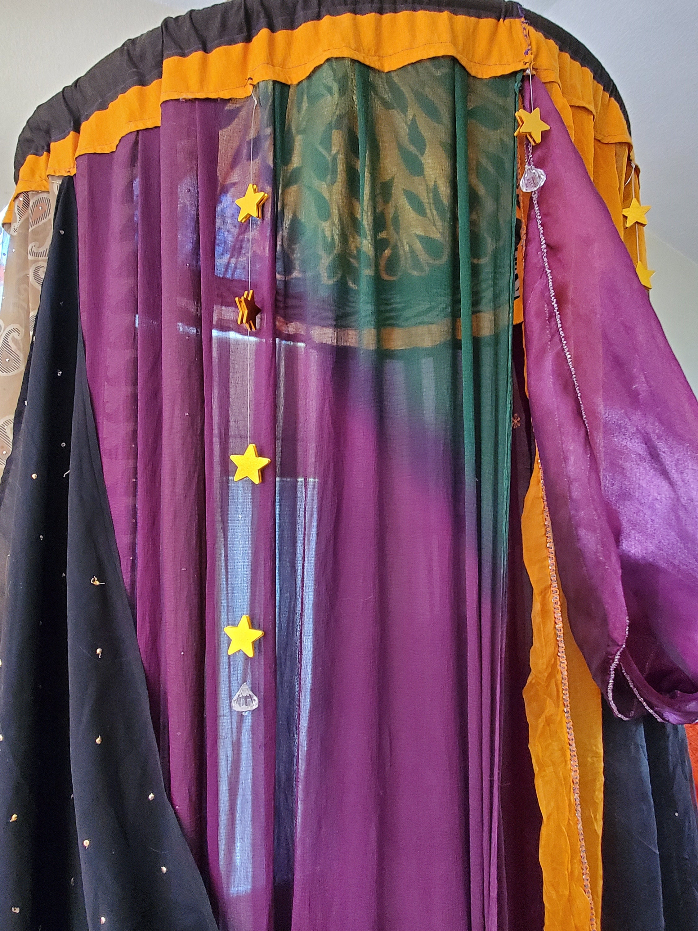 bohemian, goth, bed canopy, canopy, meditation, fort, tent, dorm room ...