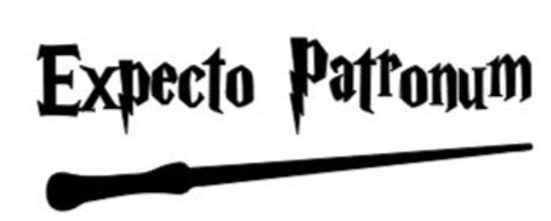 Expecto Patronum Harry Potter SVG cut file digital download | Etsy