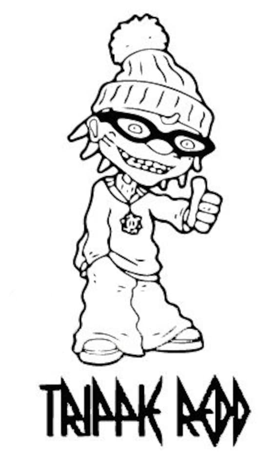 Trippie Redd Drawing Outline