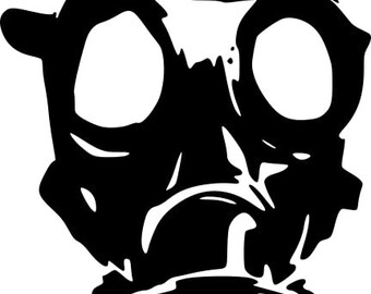 Gas Mask Svg | Etsy