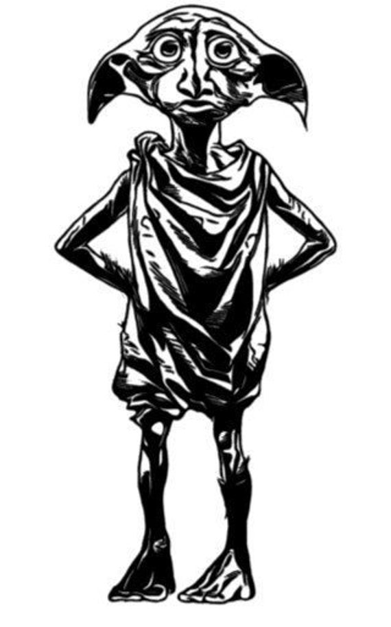 Large Dobby SVG cut file digital download | Etsy