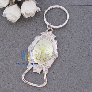 12 PCS Quinceañera Keychain Bottle Opener Favors - Sweet 15 Mis Quince ...
