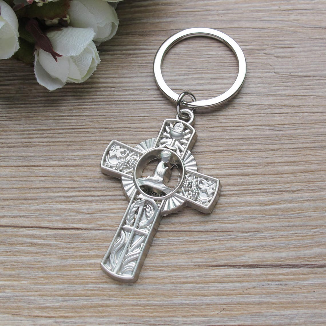 First Communion Keychain Party Favor Boy 12PCS Recuerdos De - Etsy