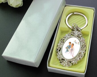 Personalized Wedding Keychain Favor 12 PCS Anniversary | Etsy