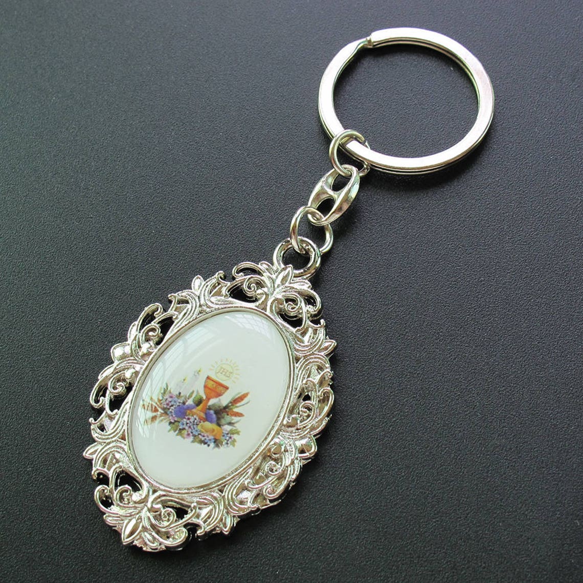 12 PCS First Holy Communion Key Chains With Personalized Laser | Etsy
