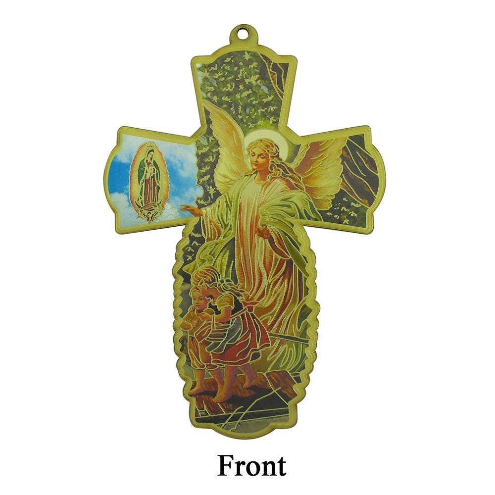 12 Pcs Guardian Angel Wall Cross in Decorated Organza bag / | Etsy