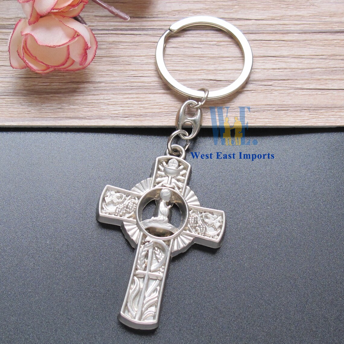 First Communion Keychain Party Favor Boy 12PCS Recuerdos De - Etsy