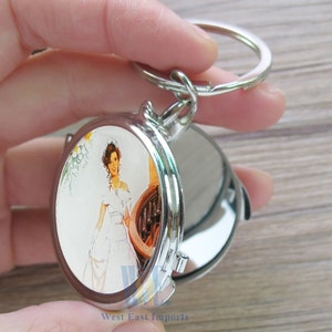 Quinceanera Party Favor (12 PCS) Sweet 16 Mini Compact Mirror Keychain ...