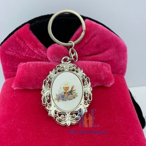12 PCS First Holy Communion Key Chains With Personalized Laser Etched ...