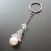 Baptism Favor 12 PCS Pearl Crystal Angel Key Ring With Organza Favor ...