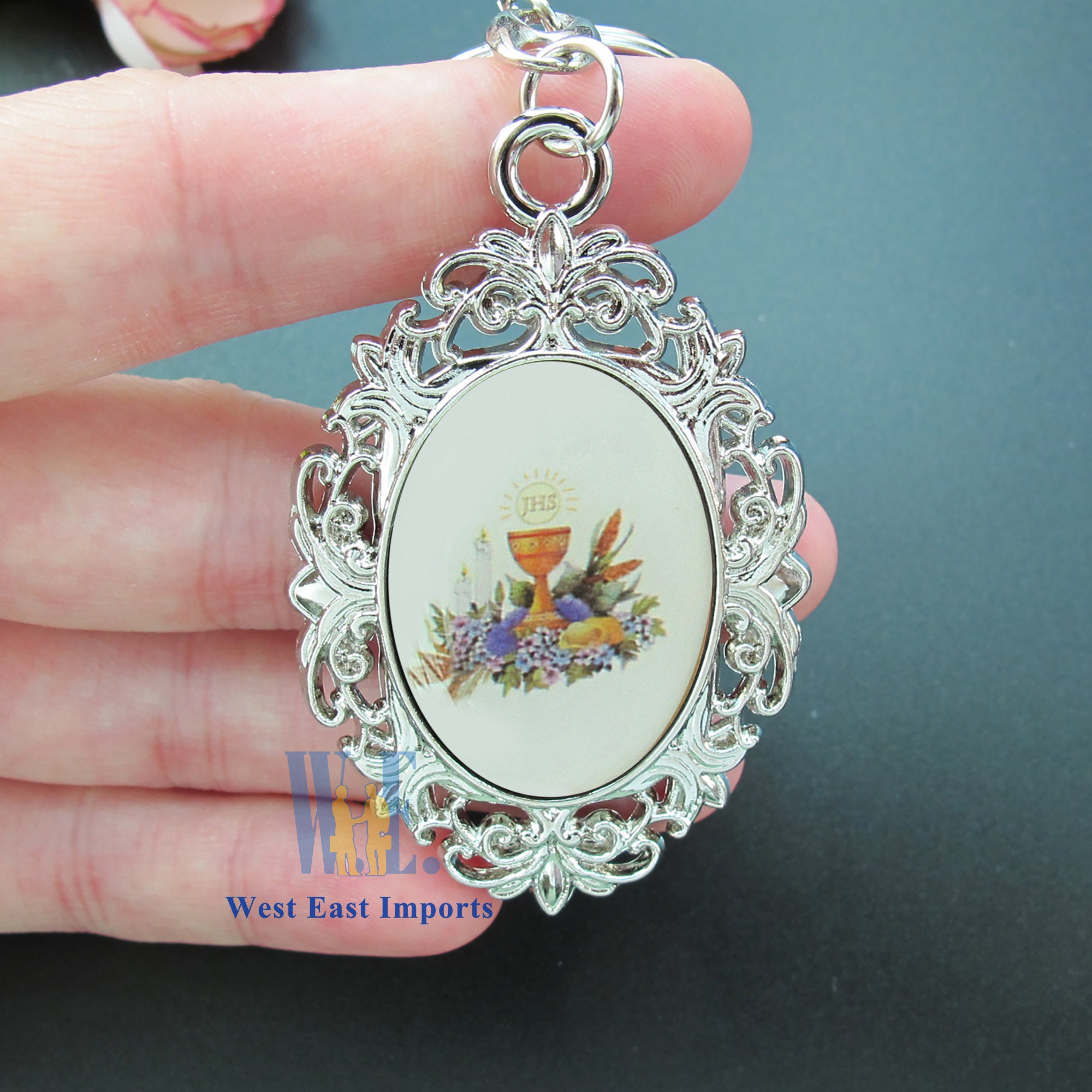 12 PCS First Holy Communion Key Chains With Personalized Laser - Etsy