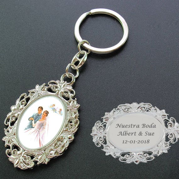 Personalized Wedding Keychain Favor 12 PCS Anniversary | Etsy