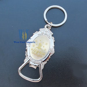 12 PCS Quinceañera Keychain Bottle Opener Favors - Sweet 15 Mis Quince ...
