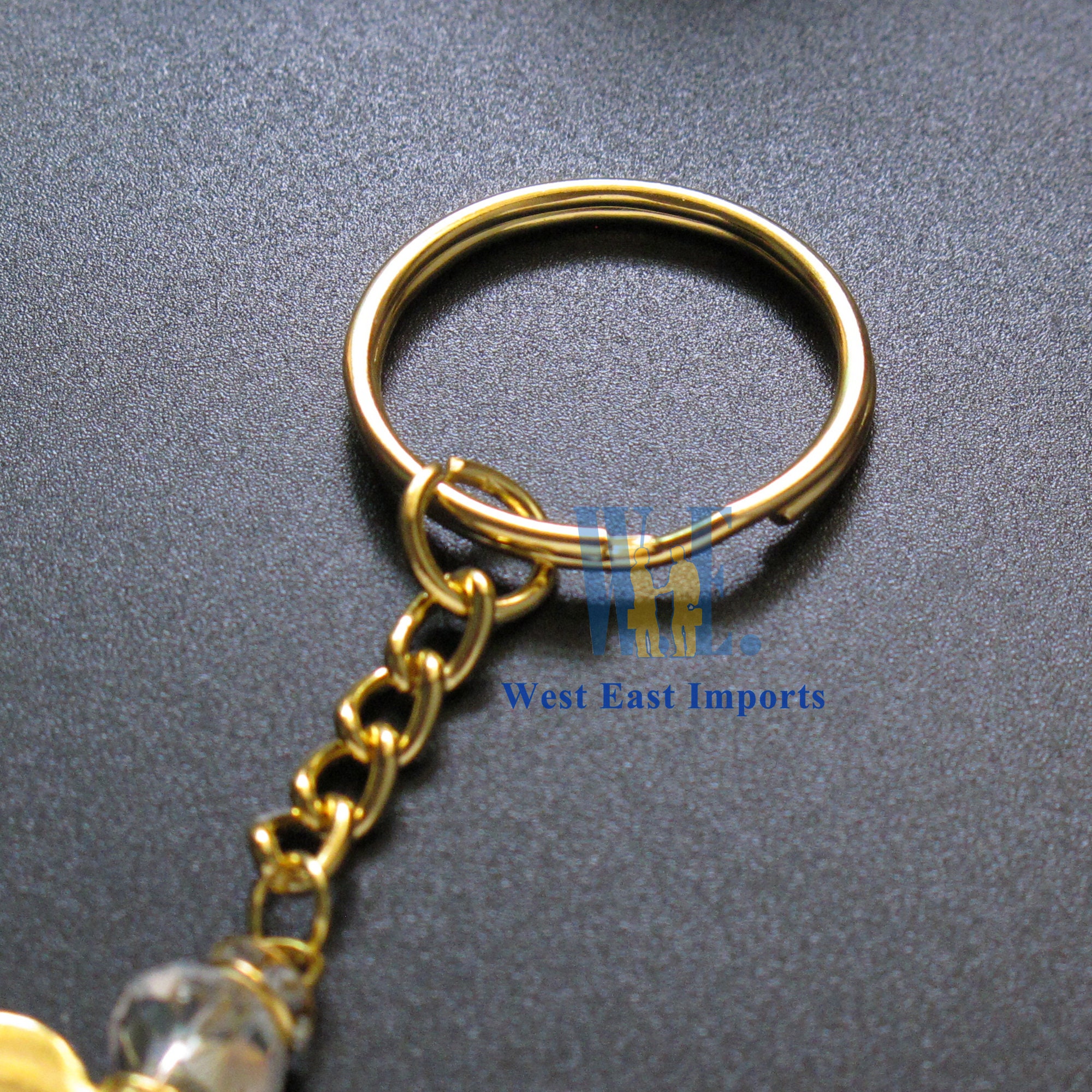 12 PCS Baptism Keychain Party Favor Crystal Bead Guardian Key - Etsy