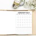 Dated Monthly Calendar for Travelers Notebook Dated Month on - Etsy